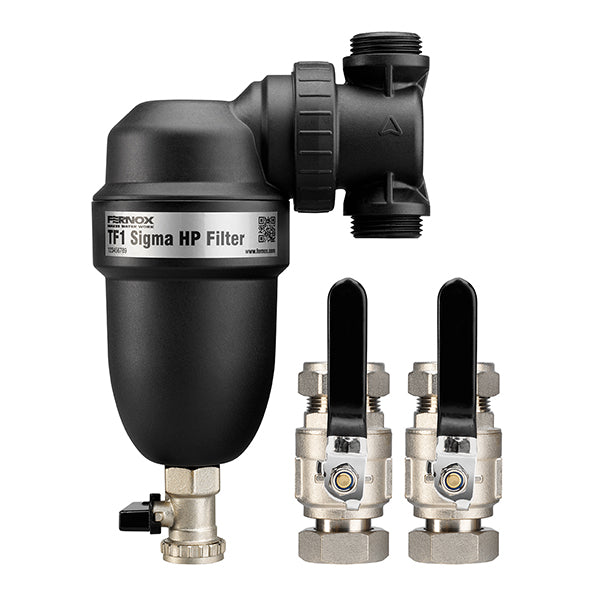 Fernox TF1 Sigma Heat Pump Filter 28mm with Valve – Secon Renewables